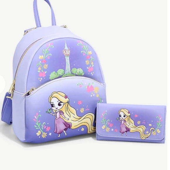 Loungefly Bags | Nwt Loungefly Tangled Rapunzel Tower Set | Poshmark